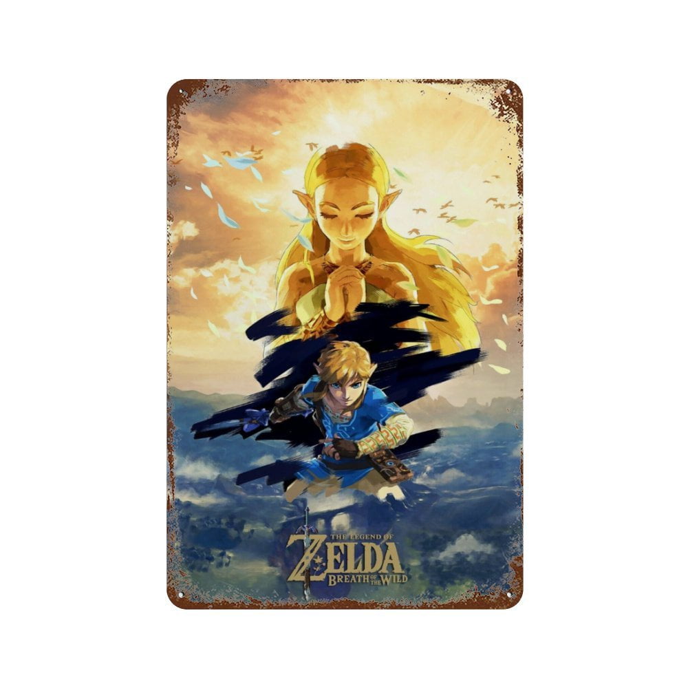 Vintage Tin Signs The Legend of Zelda Retro Metal Sign Retro Garage ...