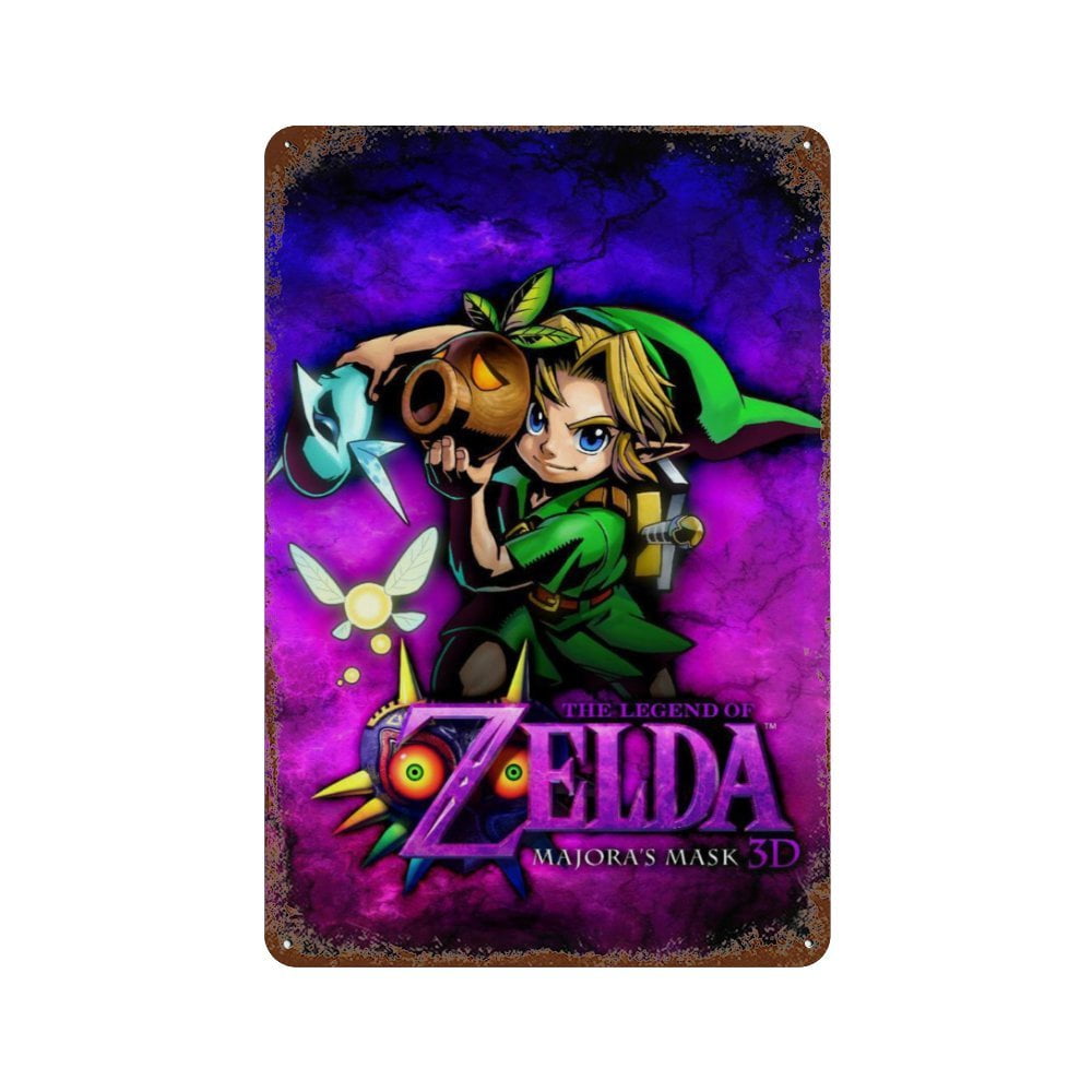 Vintage Tin Signs The Legend of Zelda Retro Metal Sign Retro Garage ...