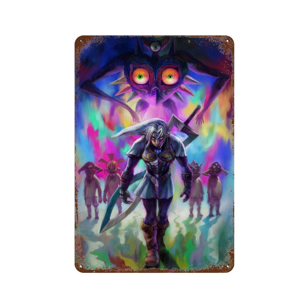 Vintage Tin Signs The Legend of Zelda Retro Metal Sign Retro Garage ...
