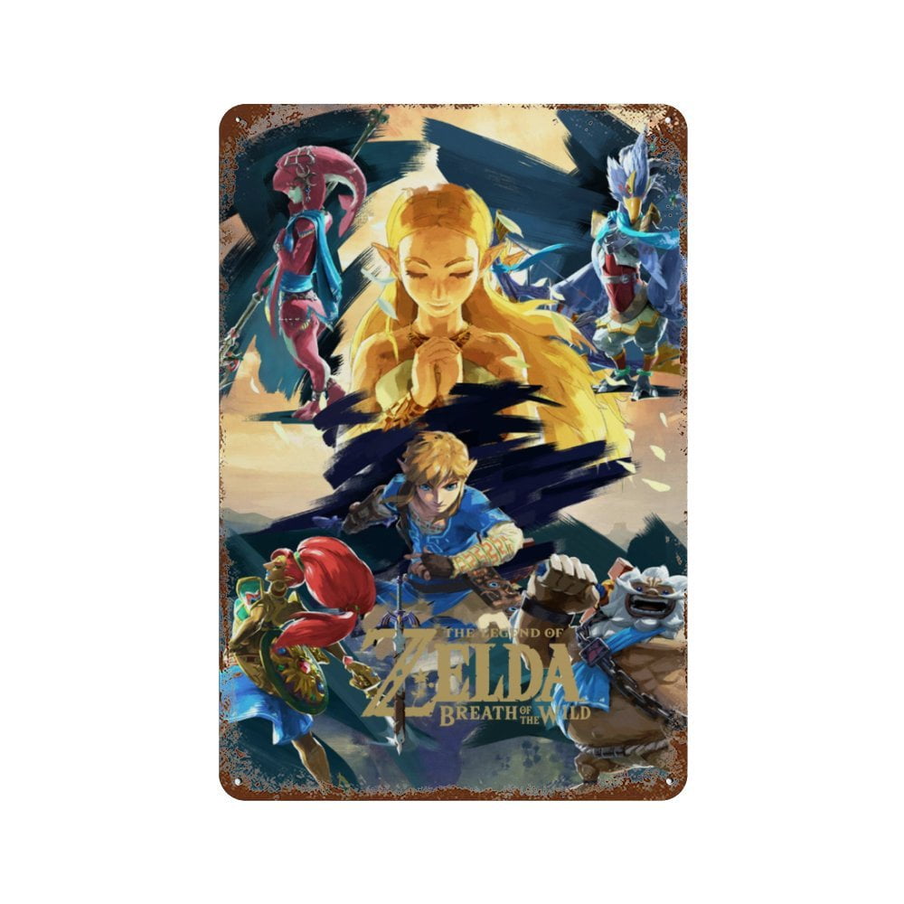 Vintage Tin Signs The Legend of Zelda Retro Metal Sign Retro Garage ...