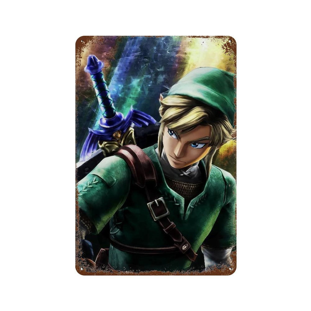 Vintage Tin Signs The Legend of Zelda Retro Metal Sign Retro Garage ...