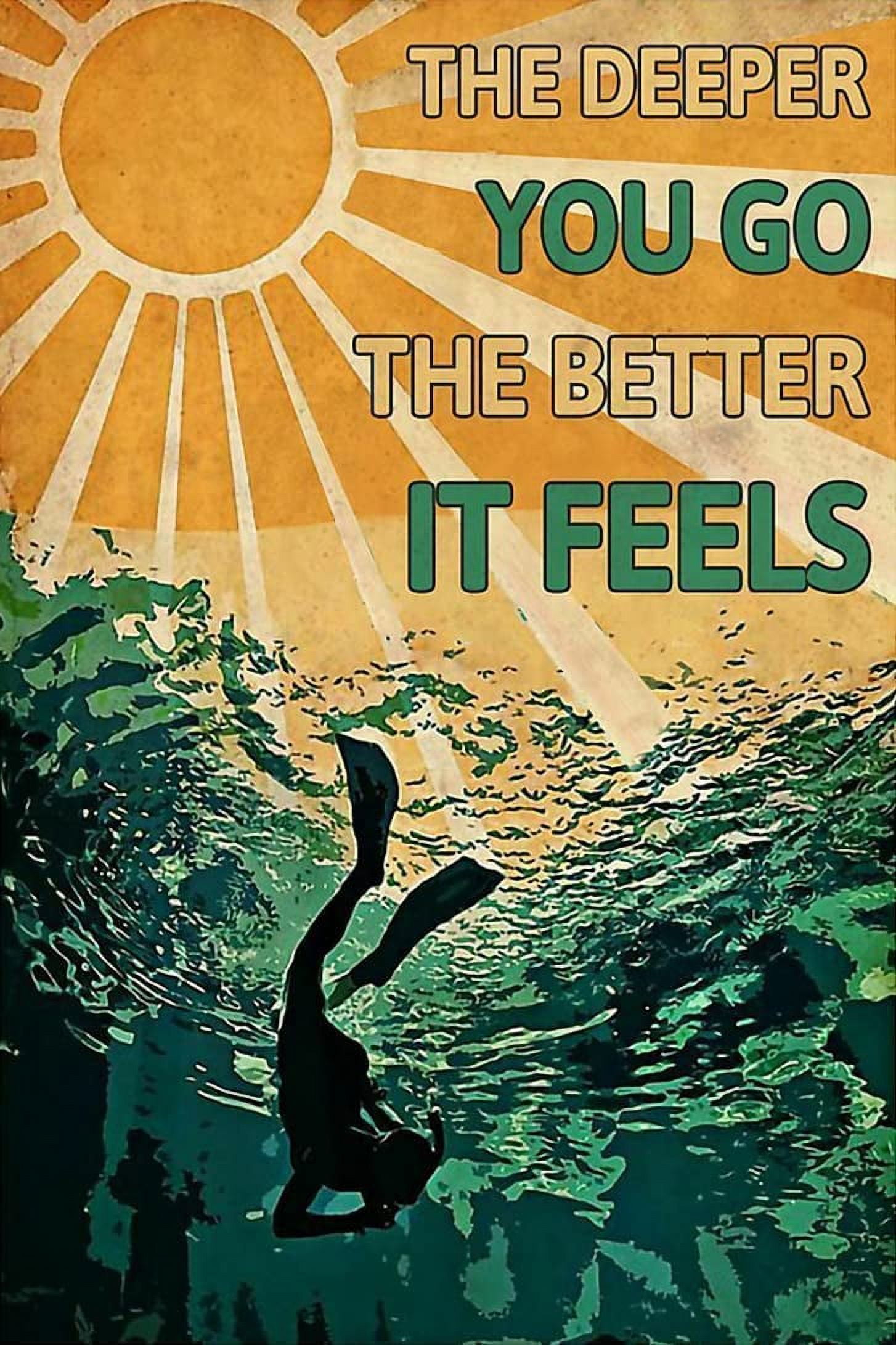 Vintage Tins Signs Vintage Tin Sign Metal Poster Plaque The Deeper You ...