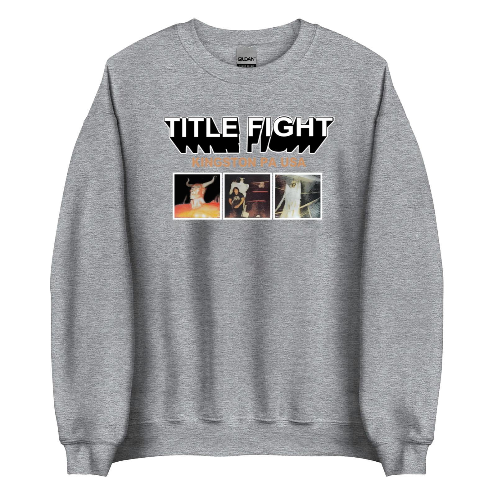Vintage Title Fight Cropped Band T-Shirt Men®s Women®s-TH28145 ...