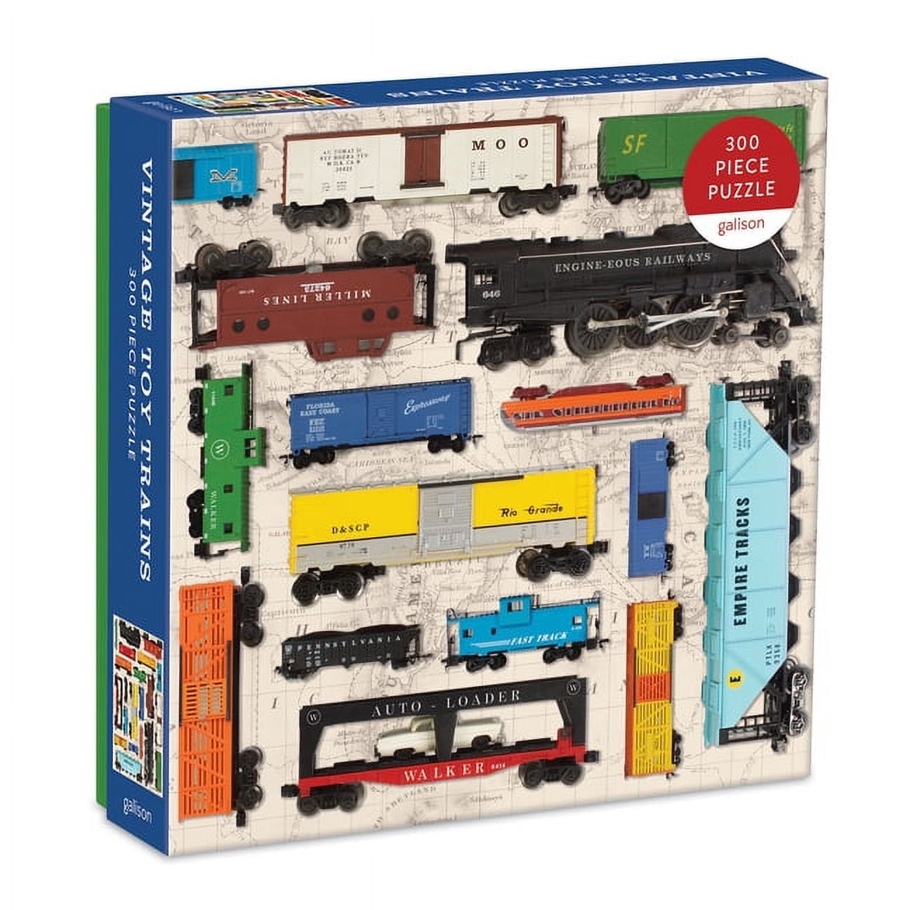 Vintage Toy Trains 300 Piece Puzzle - Walmart.com