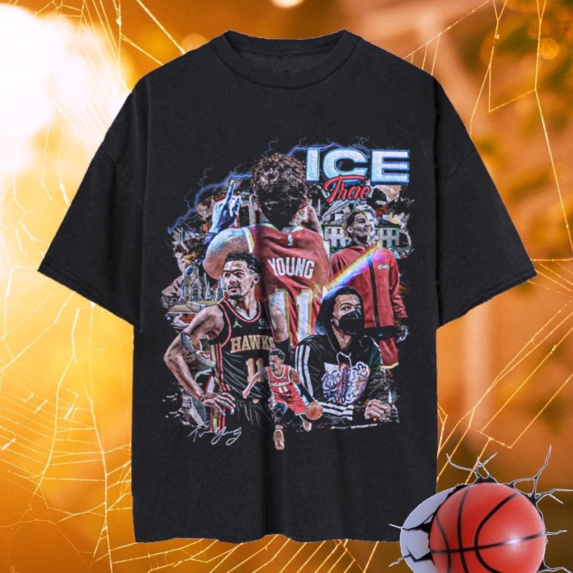 Vintage Trae & Young Tee T-shirt Vintage Trae & Young T-shirt - Walmart.com