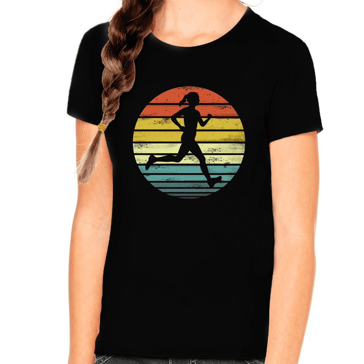 Vintage Trail Running TShirts for Girls Vintage Running Graphic Tees ...