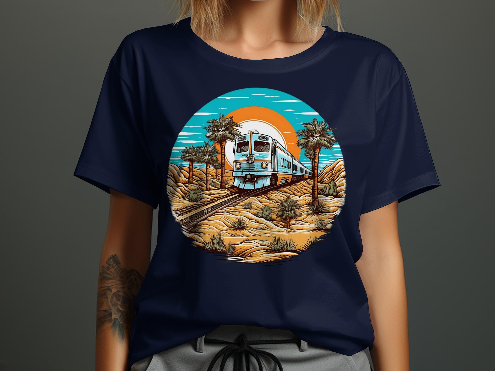 Vintage Train Locomotive Tshirt, Mens Soft Tee, Train Lover Tshirt ...