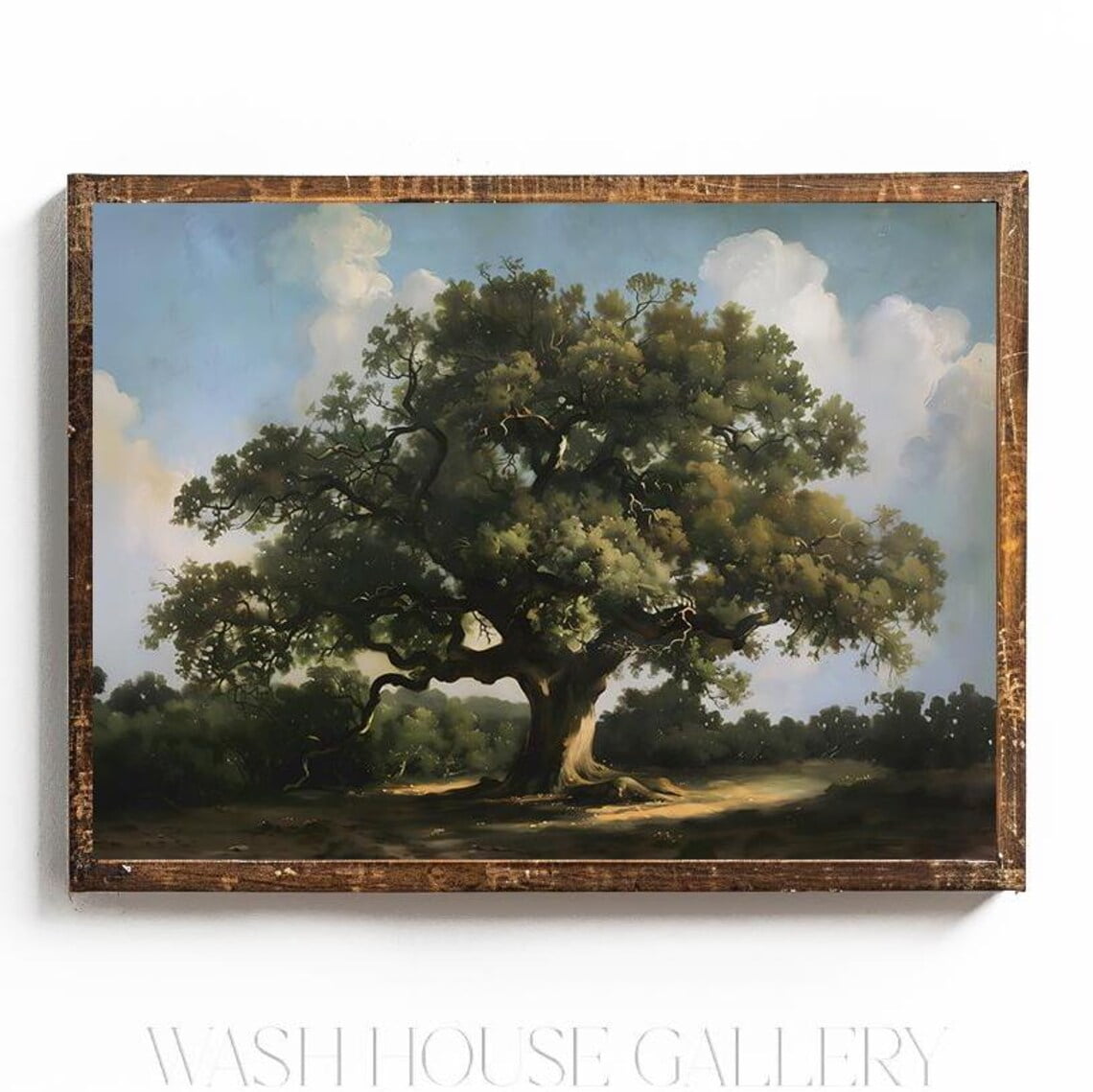 Vintage Tree Cottagecore Wall Art English Country Wall Decor Tree ...