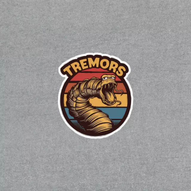 Vintage Tremors Movie Sticker Sticker - Graboid Monster 80S Sci-Fi ...