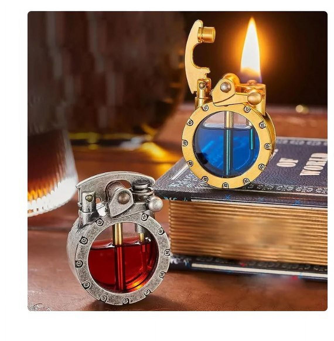 Vintage Trench Lighter, Transparent Kerosene Lighter, Creativity and ...