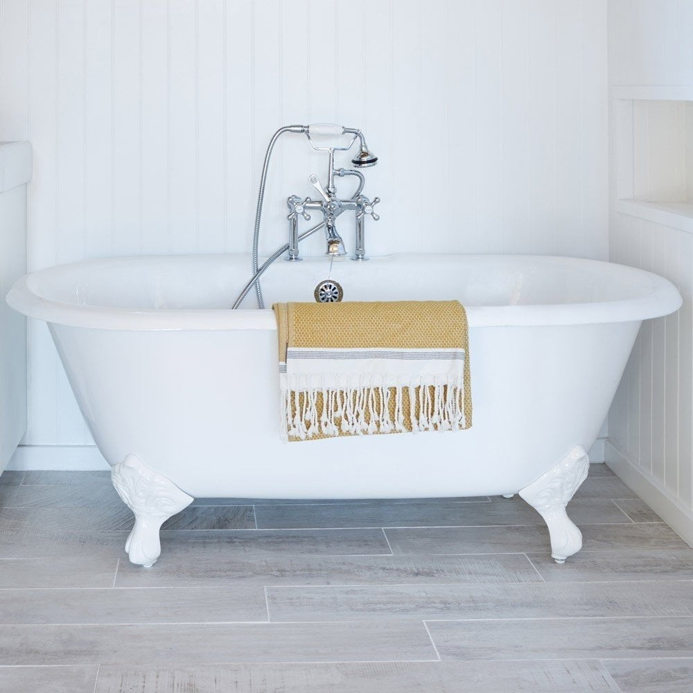 Vintage Tub & Bath Kensington 66 Inch Cast Iron Double Ended Clawfoot ...