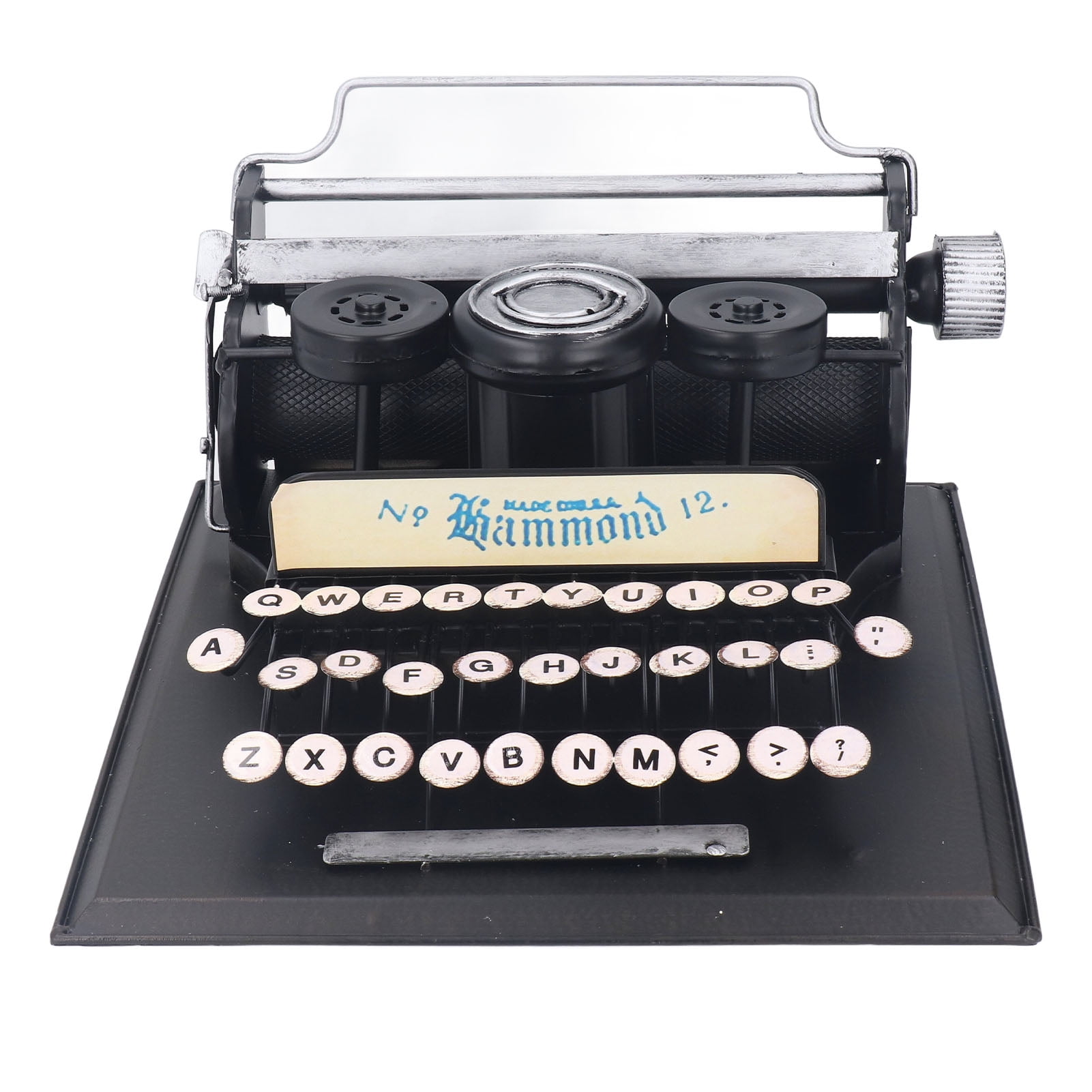 Vintage Typewriter Model Decoration Iron Hand Polishing Vintage Typing ...