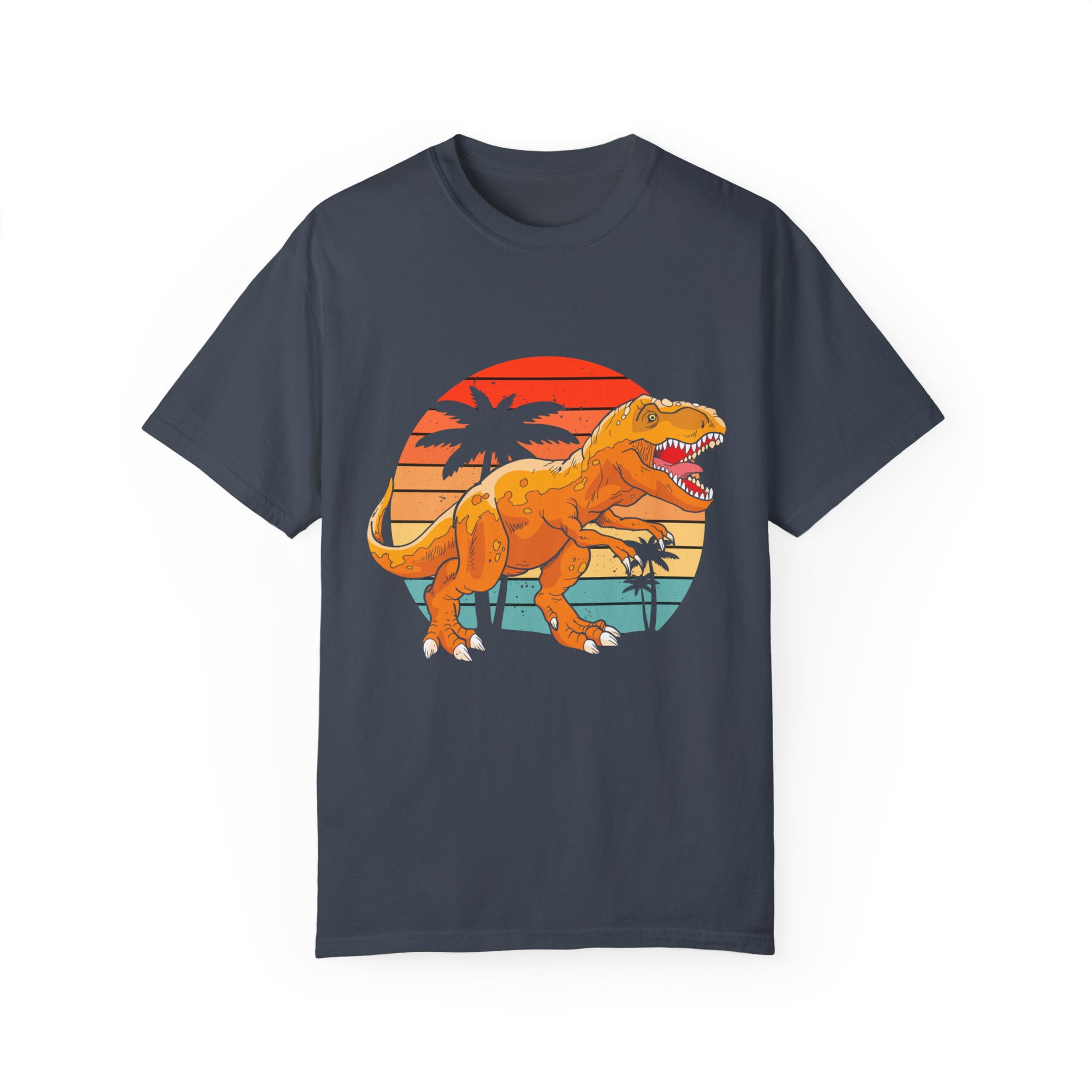 Vintage Tyrannosaurus Enthusiasts Outline Illustration Gag Retro ...