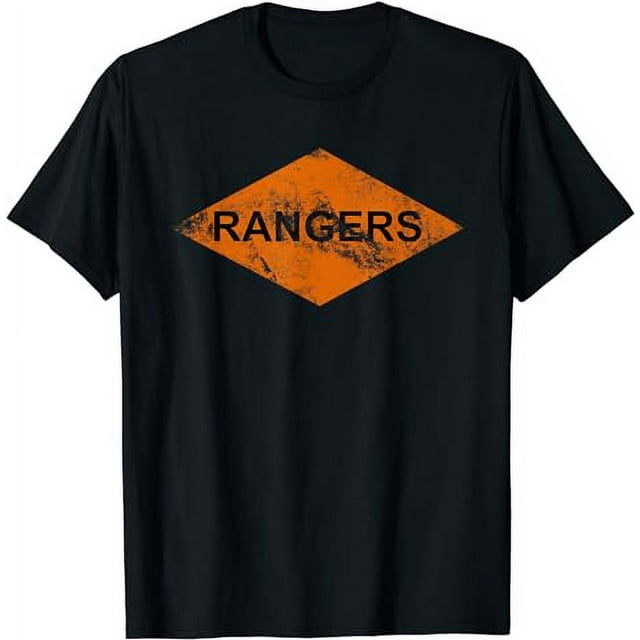 Vintage US Army Ranger Diamond - 75th RGT - RLTW T-Shirt - Walmart.com
