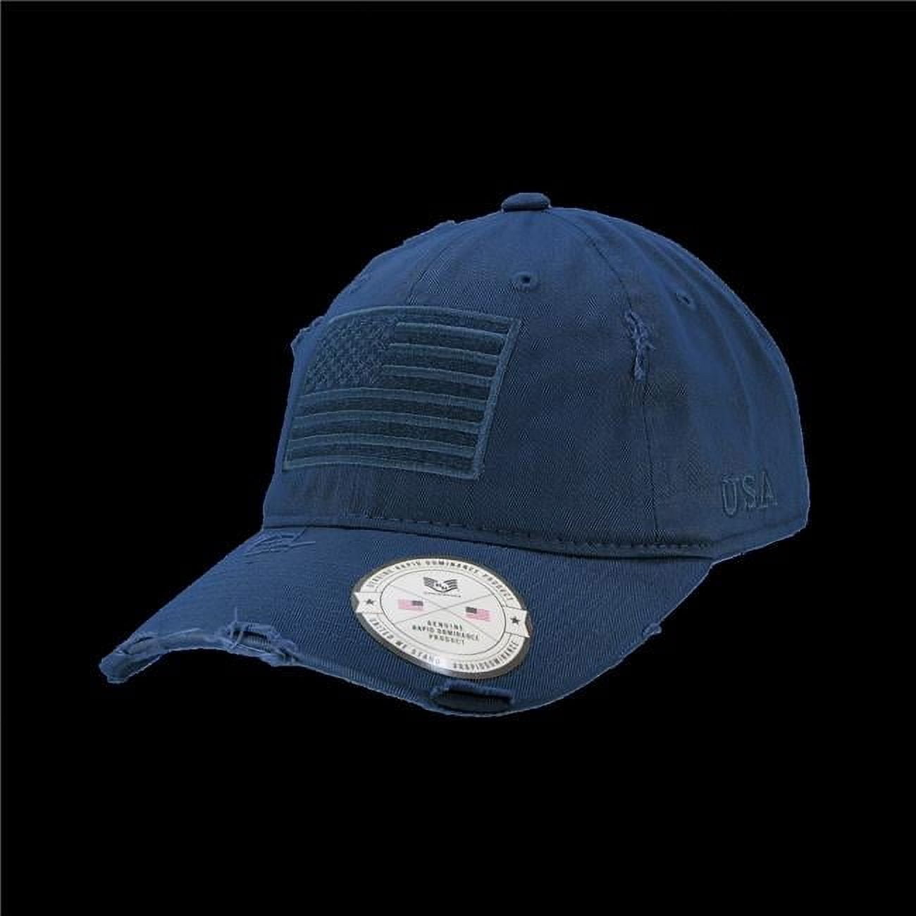 Vintage USA Flag Patch Cap, Navy - Walmart.com