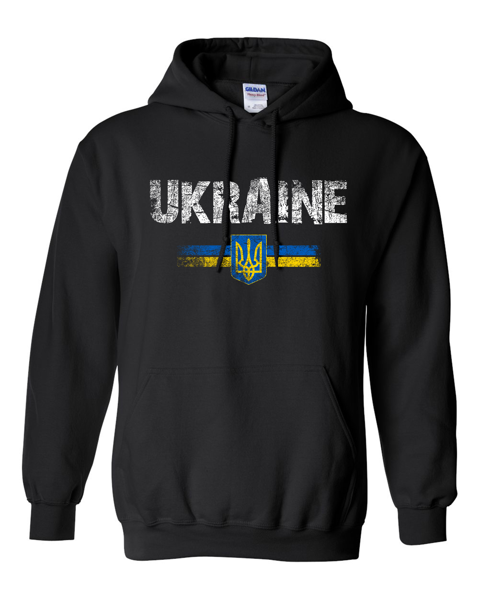 Vintage Ukraine Ukrainian Flag Pride DT Sweatshirt Hoodie - Walmart.com