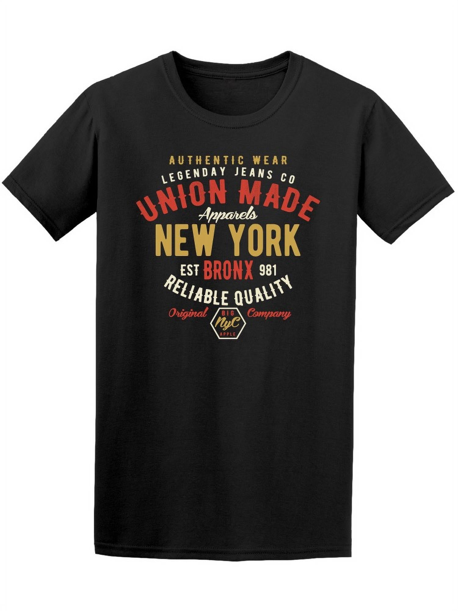 Vintage Union Made Ny Graphic T-Shirt Men -Image by Shutterstock, Male ...