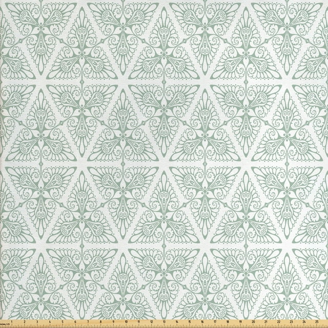 Ambesonne Vintage Fabric by the Yard Upholstery, Renaissance ...