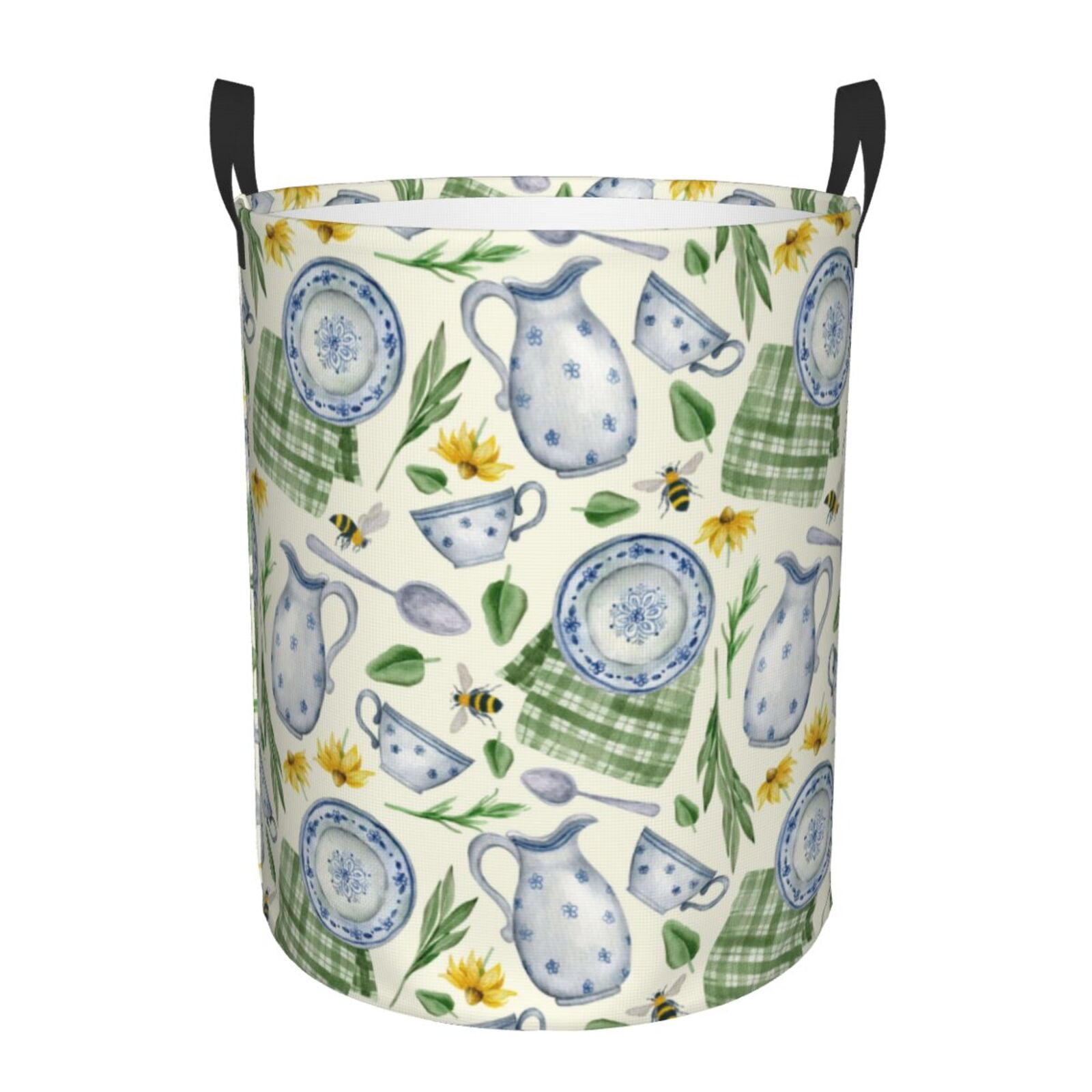 Vintage Utensils Laundry Basket, Laundry Hamper Waterproof Laundry Bag ...
