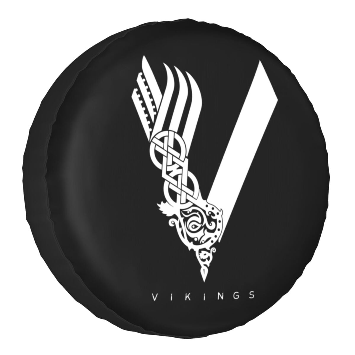 Vintage Vegvisir Symbol Spare Tire Cover Norse Viking Compass Car Wheel ...