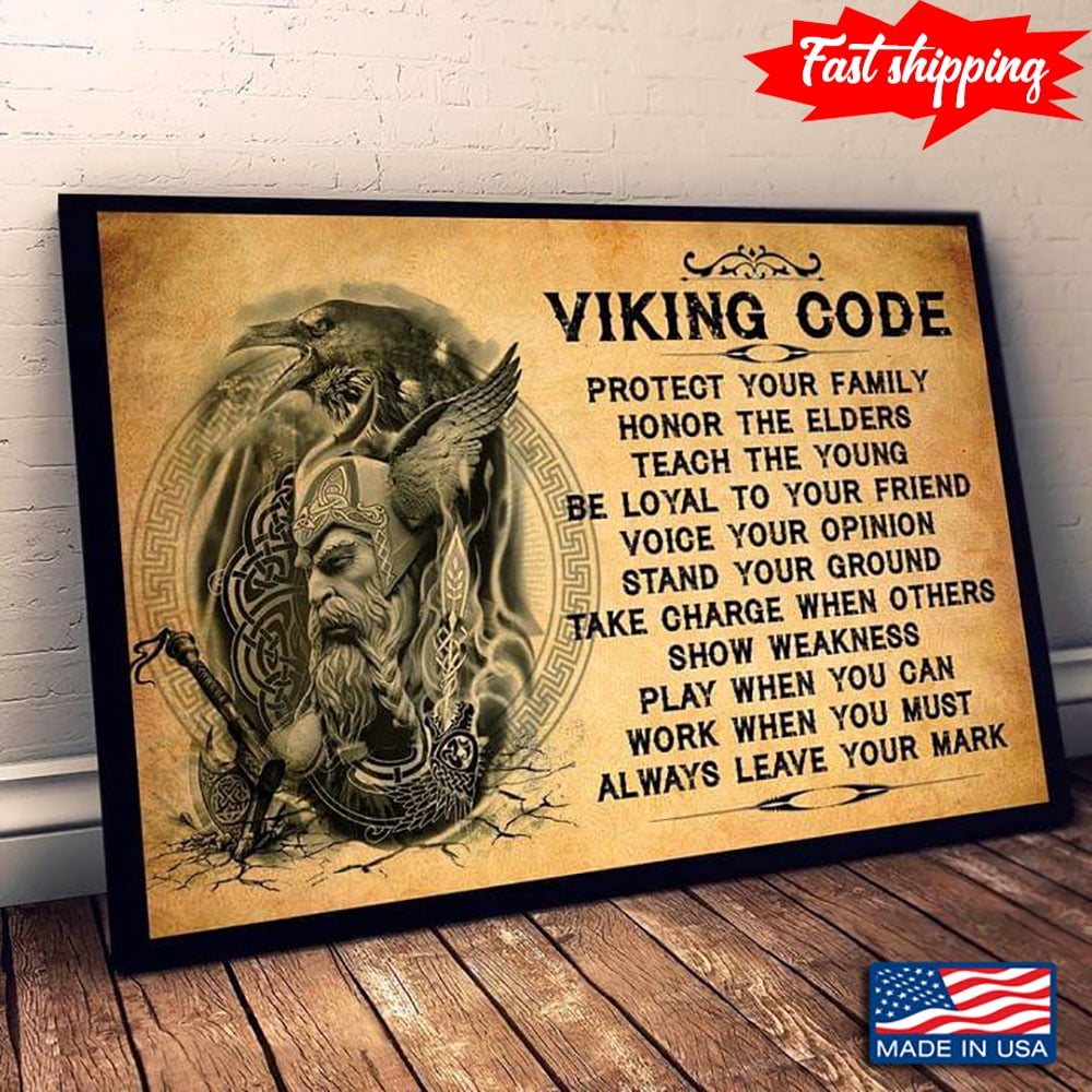 Vintage Viking Code Protect Your Family Honor The Elders Teach The ...