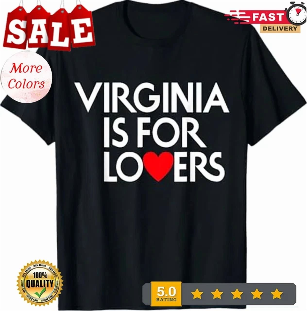 Vintage Virginia Is For The Lovers T-Shirt - Walmart.com