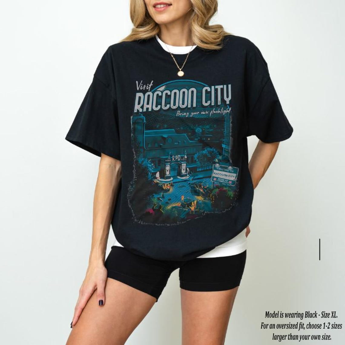 Vintage Visit Raccoon City Shirt-Welcome To Raccoon City,Retro Resident Evil, Leon Kennedy Tees ...