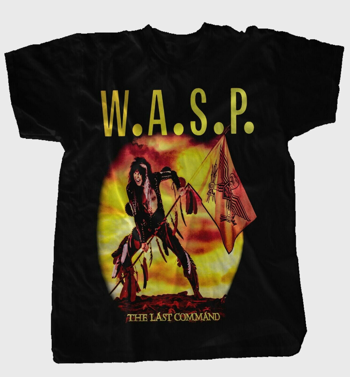 Vintage WASP The Last Command Tour Cotton Black Men All Size T-shirt ...