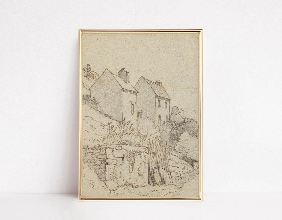 Vintage Wall Art Cottage Poster Rustic Decor Cottagecore Neutral Poster ...
