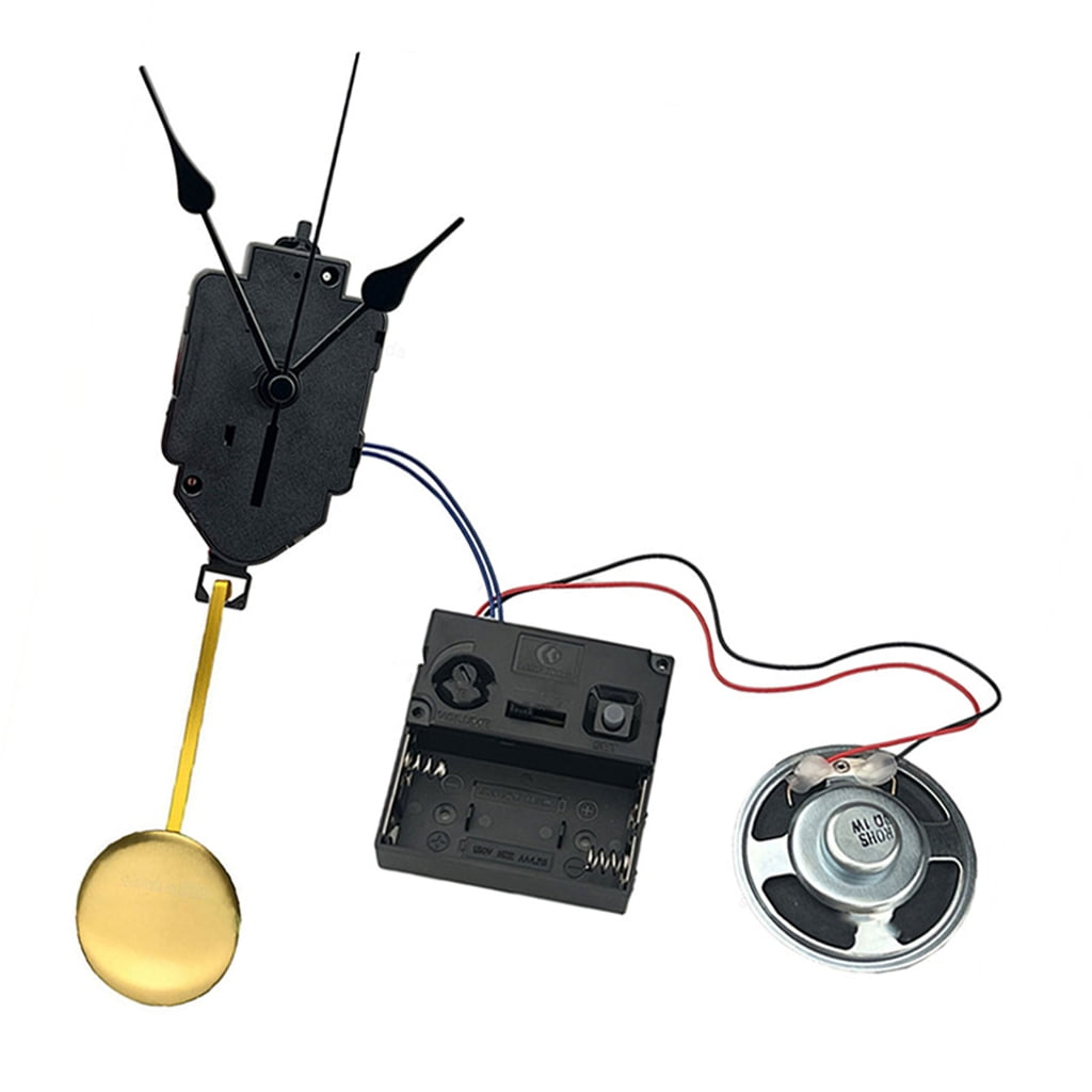 Vintage Wall Clock Mechanism with Hands and Pendulum Melodies Chimes ...