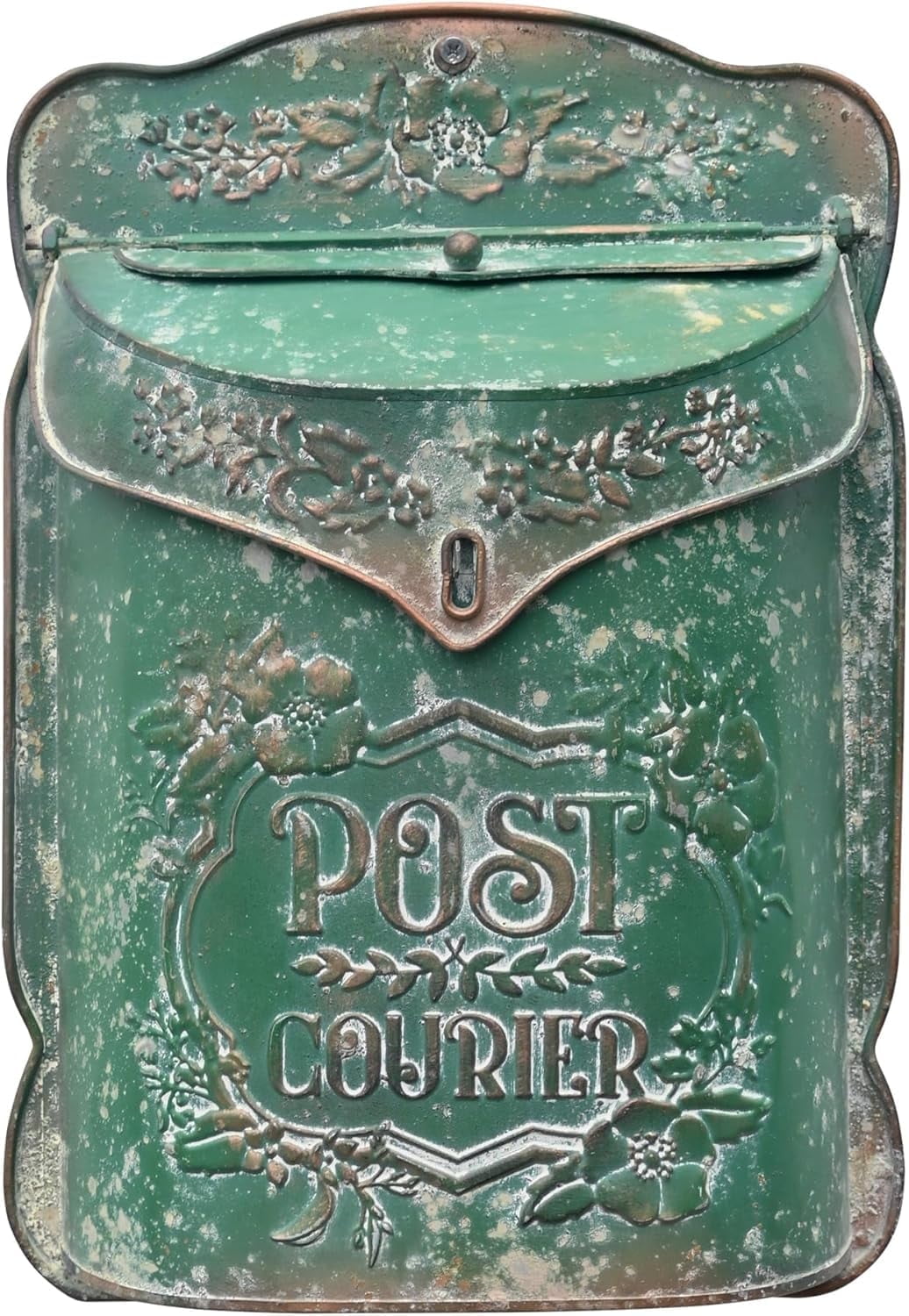 Vintage Wall Mount Mailbox for Outside Metal Decor Mailboxes Antique ...