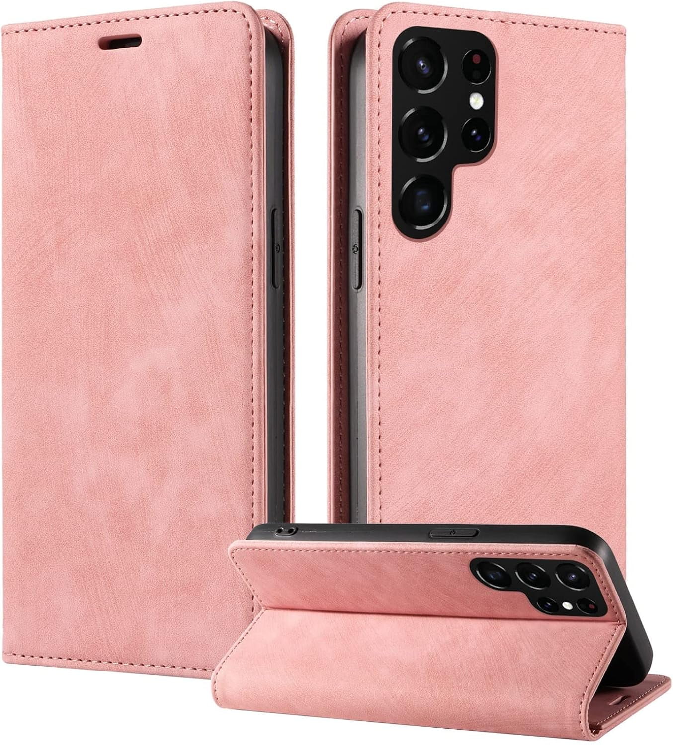 Vintage Wallet Stand Phone Case for Samsung Galaxy S23 S22 S21 S20 ...