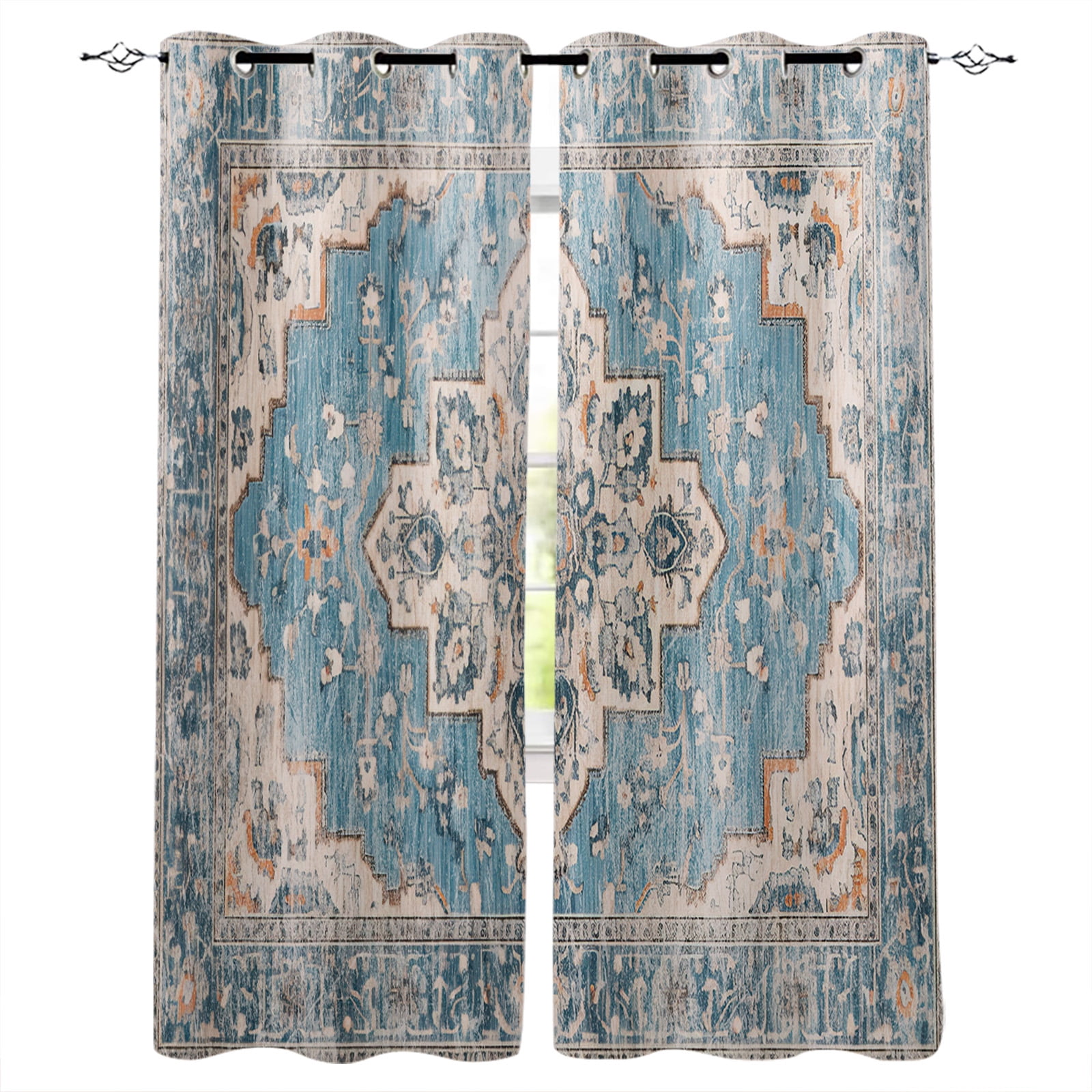 Vintage Wallpaper Mural Medieval Türkiye Curtains For Windows Drapes ...