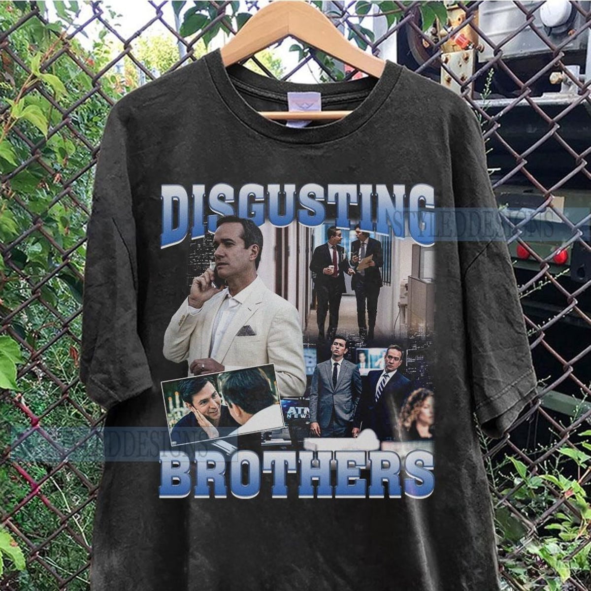 Vintage Wash Disgusting Brother T-shirt, Succession Waystar Royco ...