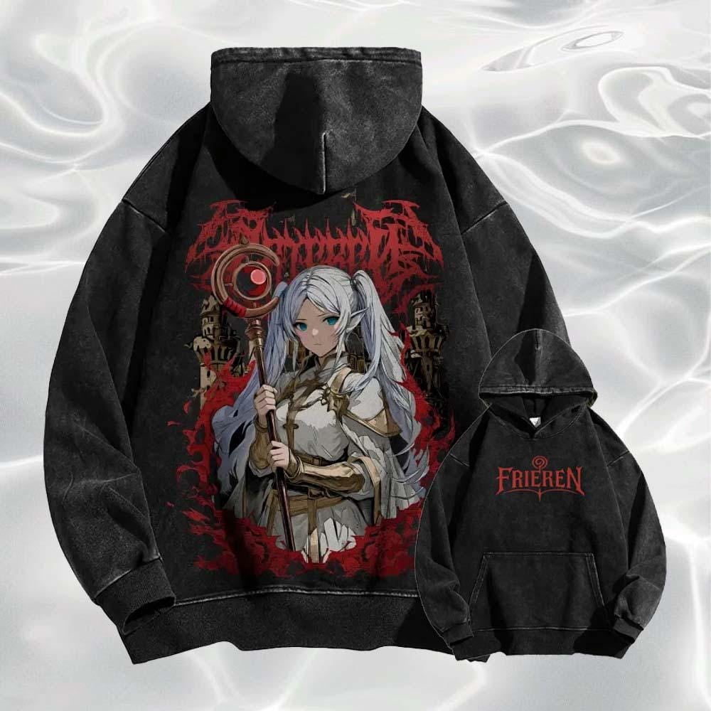 Vintage Washed Hoodie | Retro Character Graphic - Walmart.com