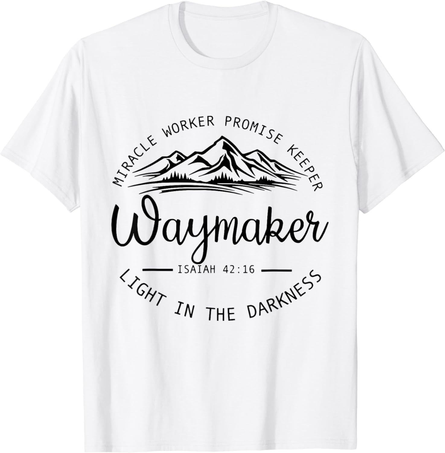Vintage Waymaker Promise Keeper Miracle Worker Christian T-Shirt ...