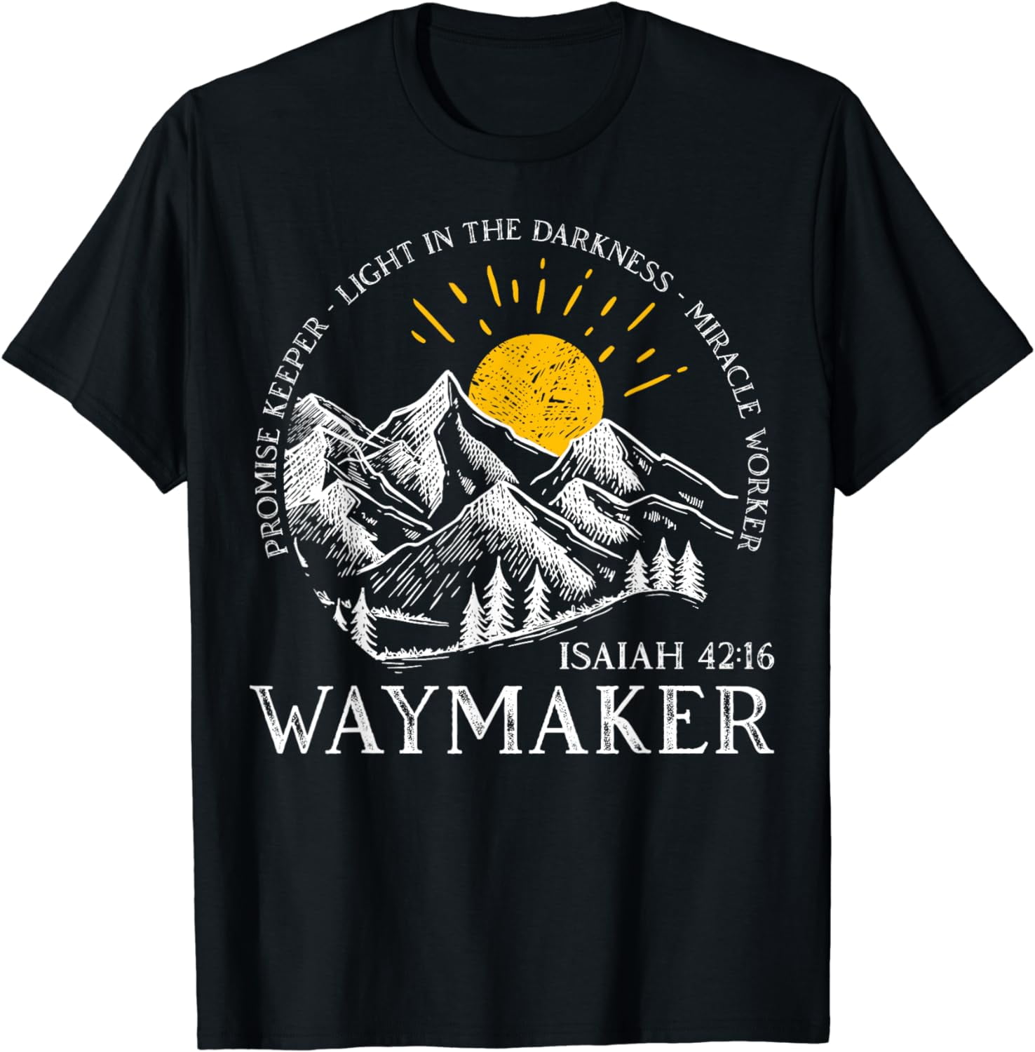 Vintage Waymaker Promise Keeper Miracle Worker Christian T-Shirt ...