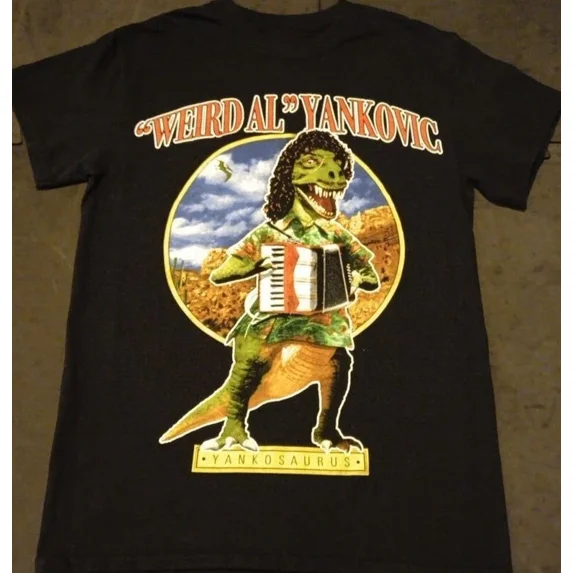 Vintage Weird Al Yankovic Yankosaurus T-Shirt - Walmart.com