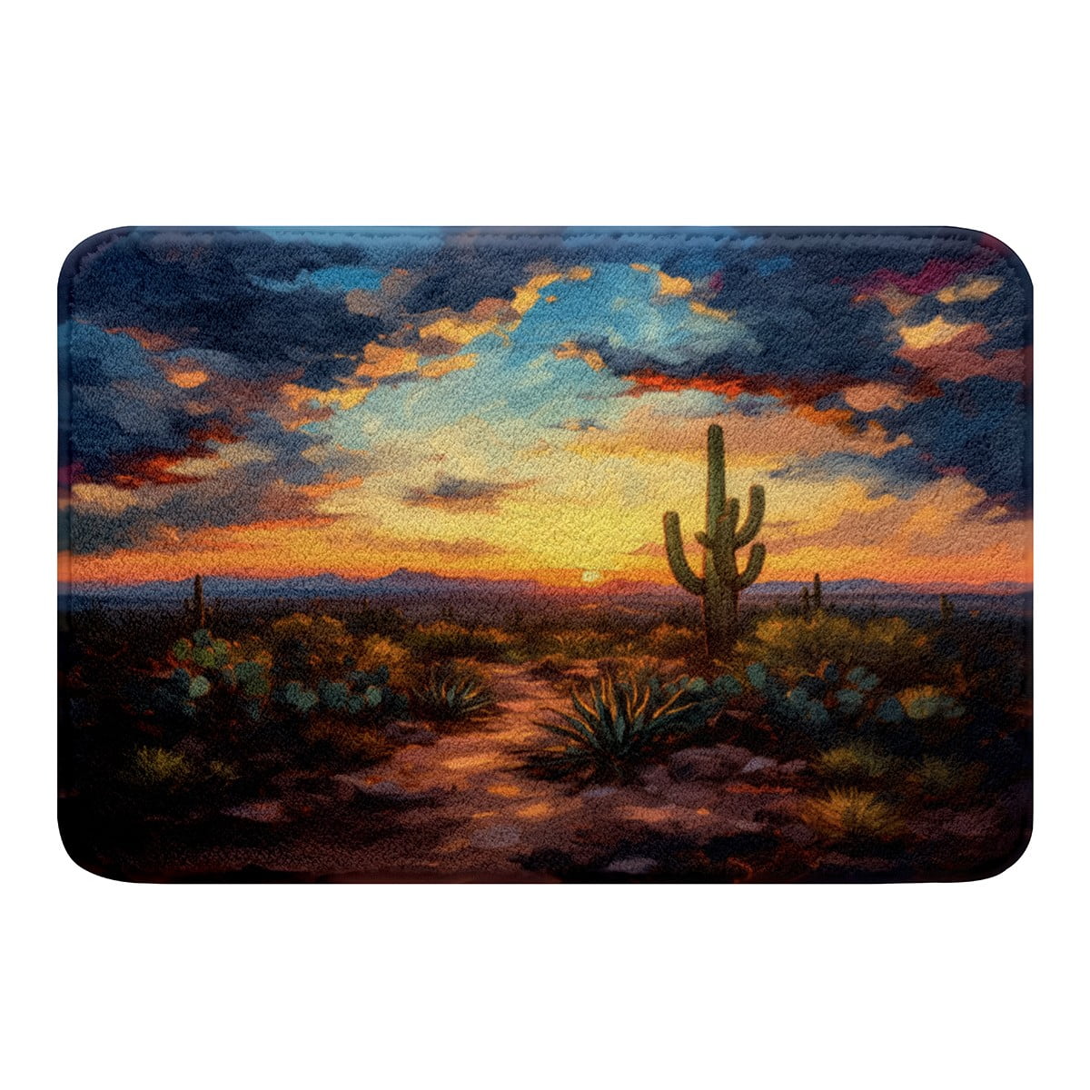 Vintage Western Bathroom Rug Set,West Style Cowboy Bath Mat Adults Room ...