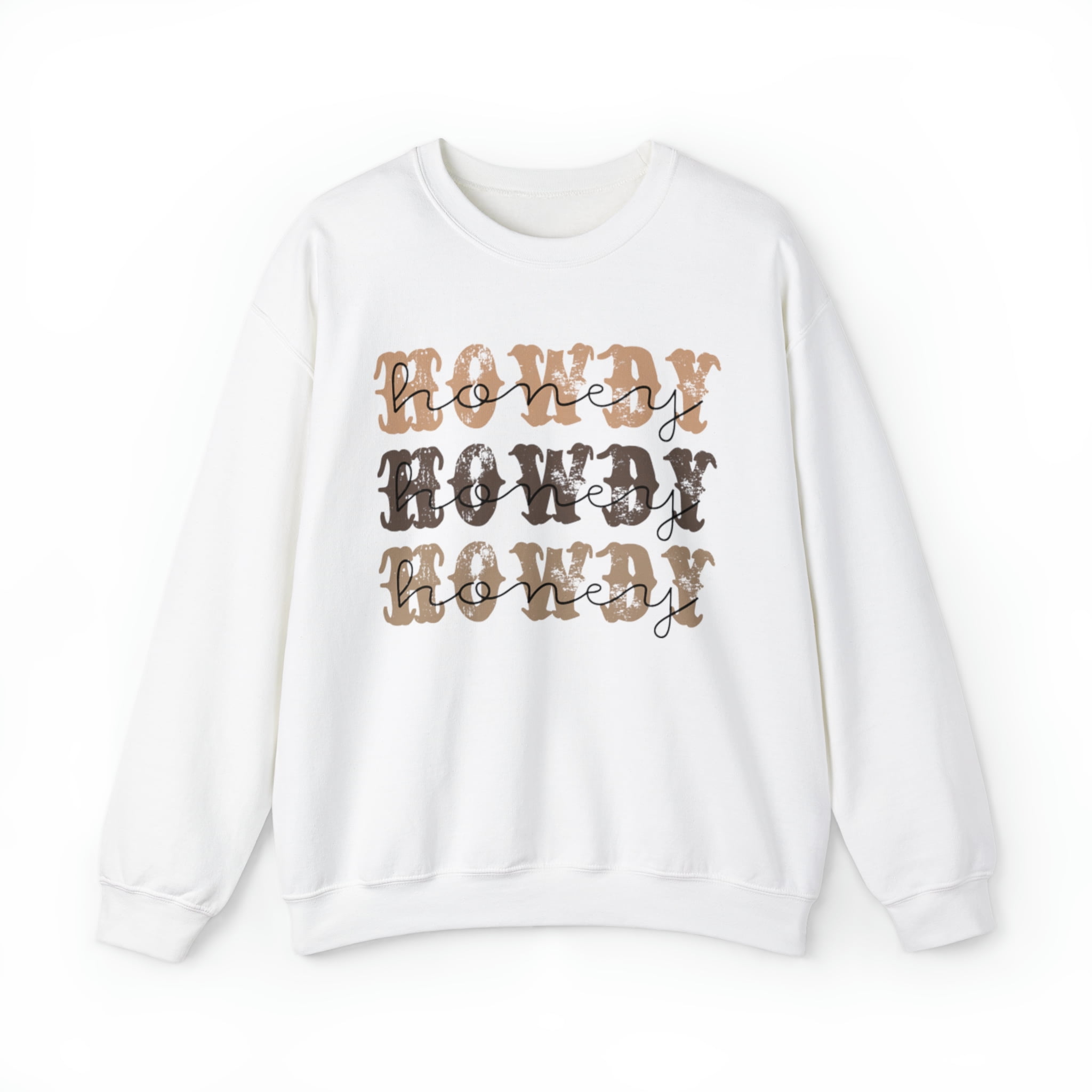 Vintage Western Howdy Honey Cowgirl Sweatshirt - Walmart.com