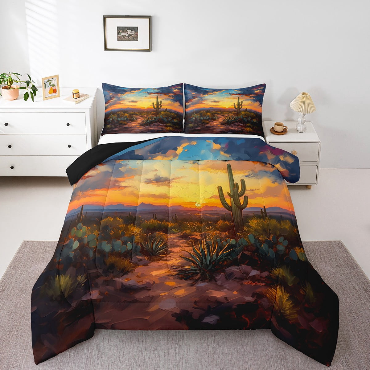 Vintage Western Twin Bedding Sets,West Style Cowboy Comforter Set ...