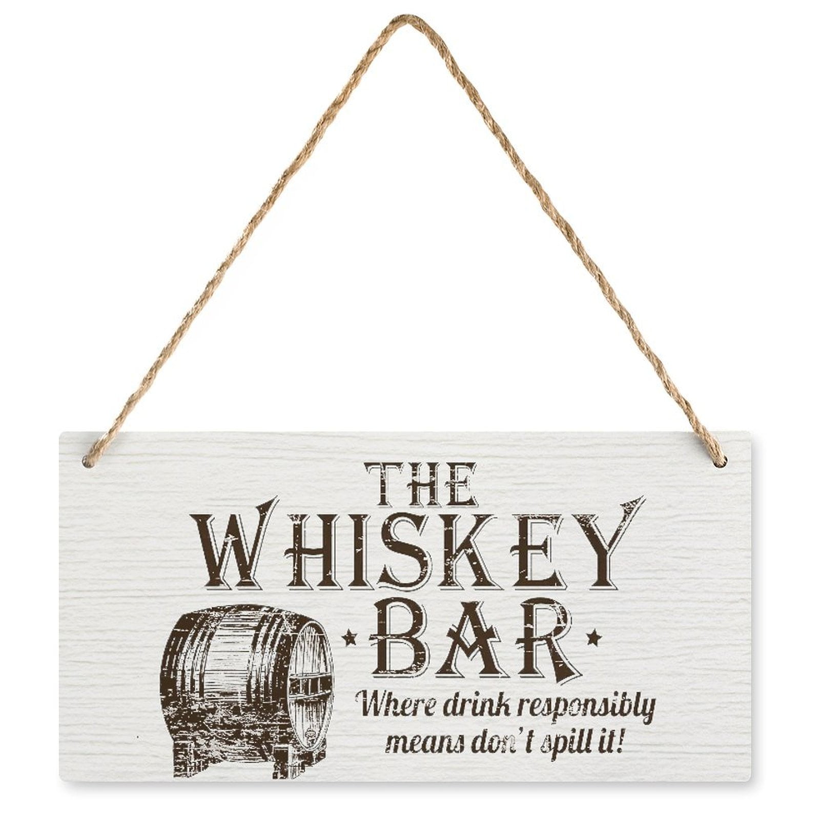 Vintage Whisky Bar Plaque Hanging Rustic Sign Home Bar Pub Man Cave ...