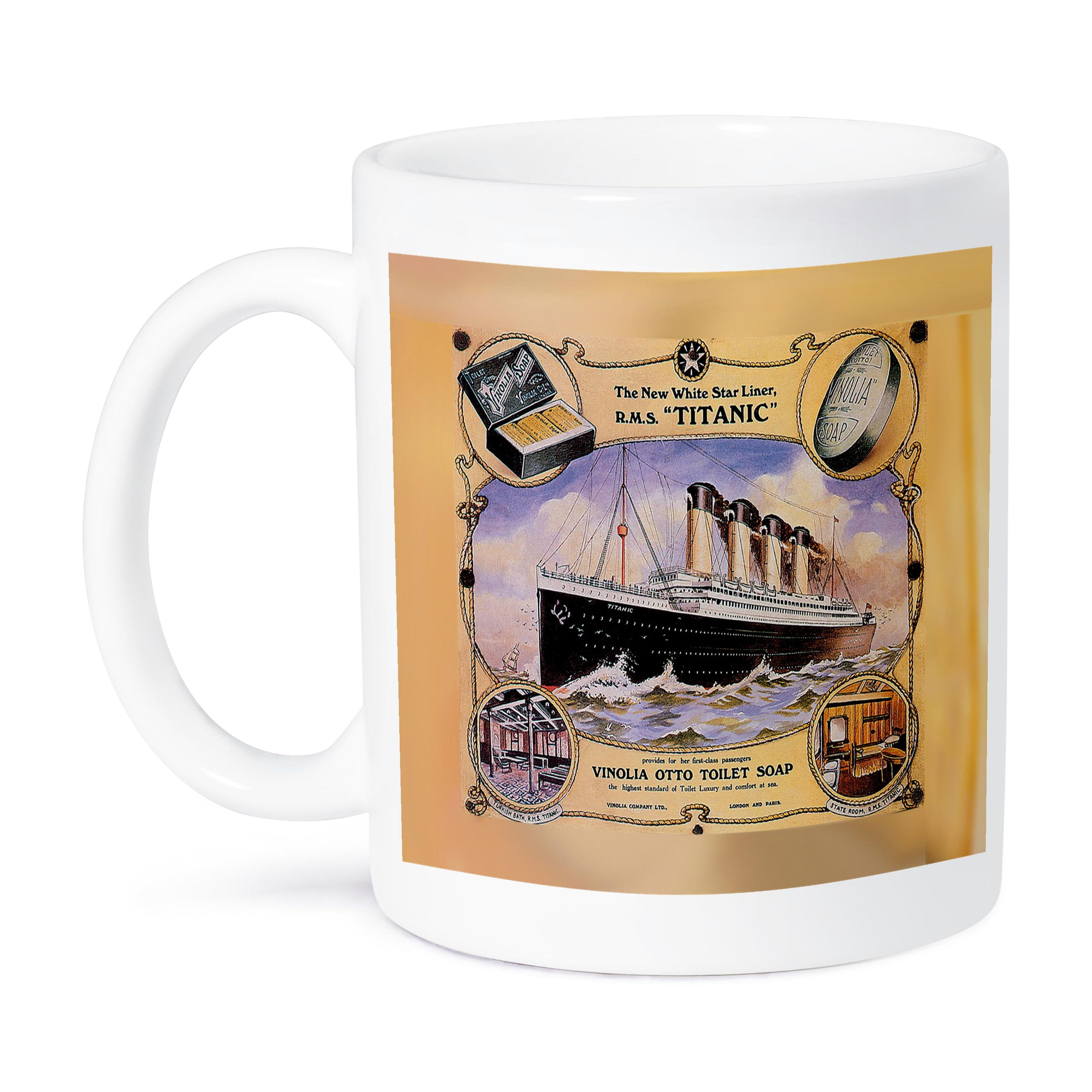 3dRose, Vintage White Star Line Titanic Vinolia Otto Toilet Soap ...