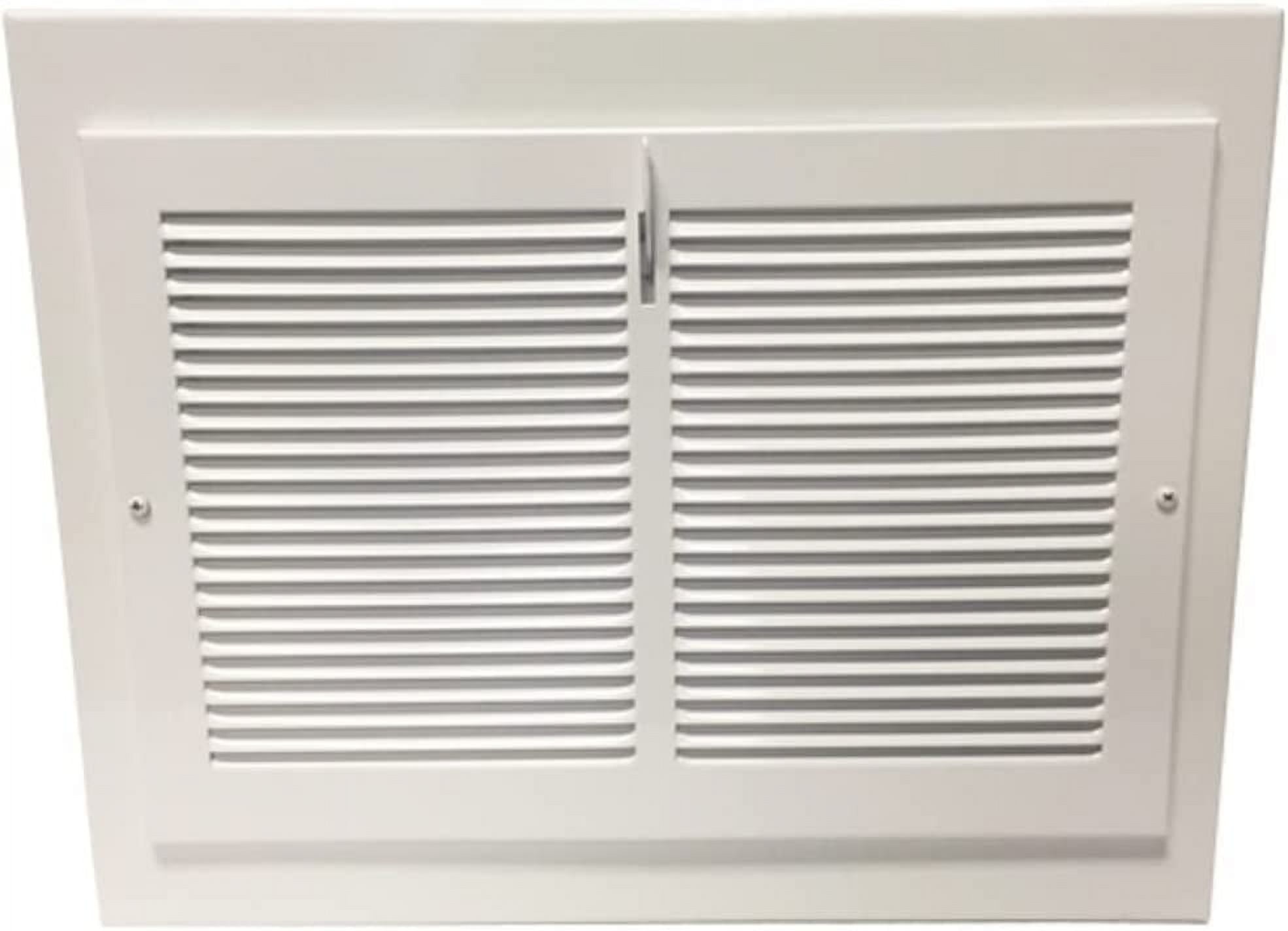 Vintage White Steel Baseboard Registers - 15" X 12" Outside Dimensions ...