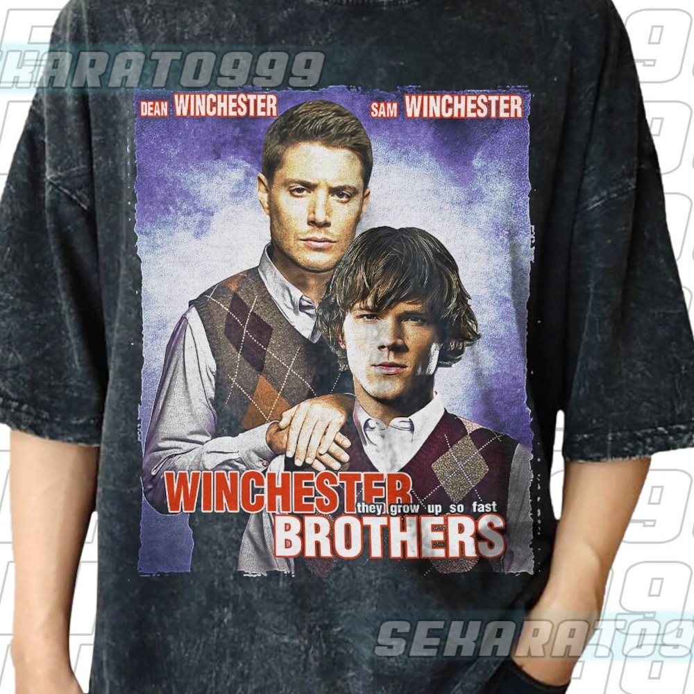 Vintage Winchester Brother Shirt, Dean Wincehester x Sam Winchester ...