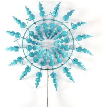 Outdoor Garden Decorative Bronze Powder Coated Metal Backyard Windmill ...