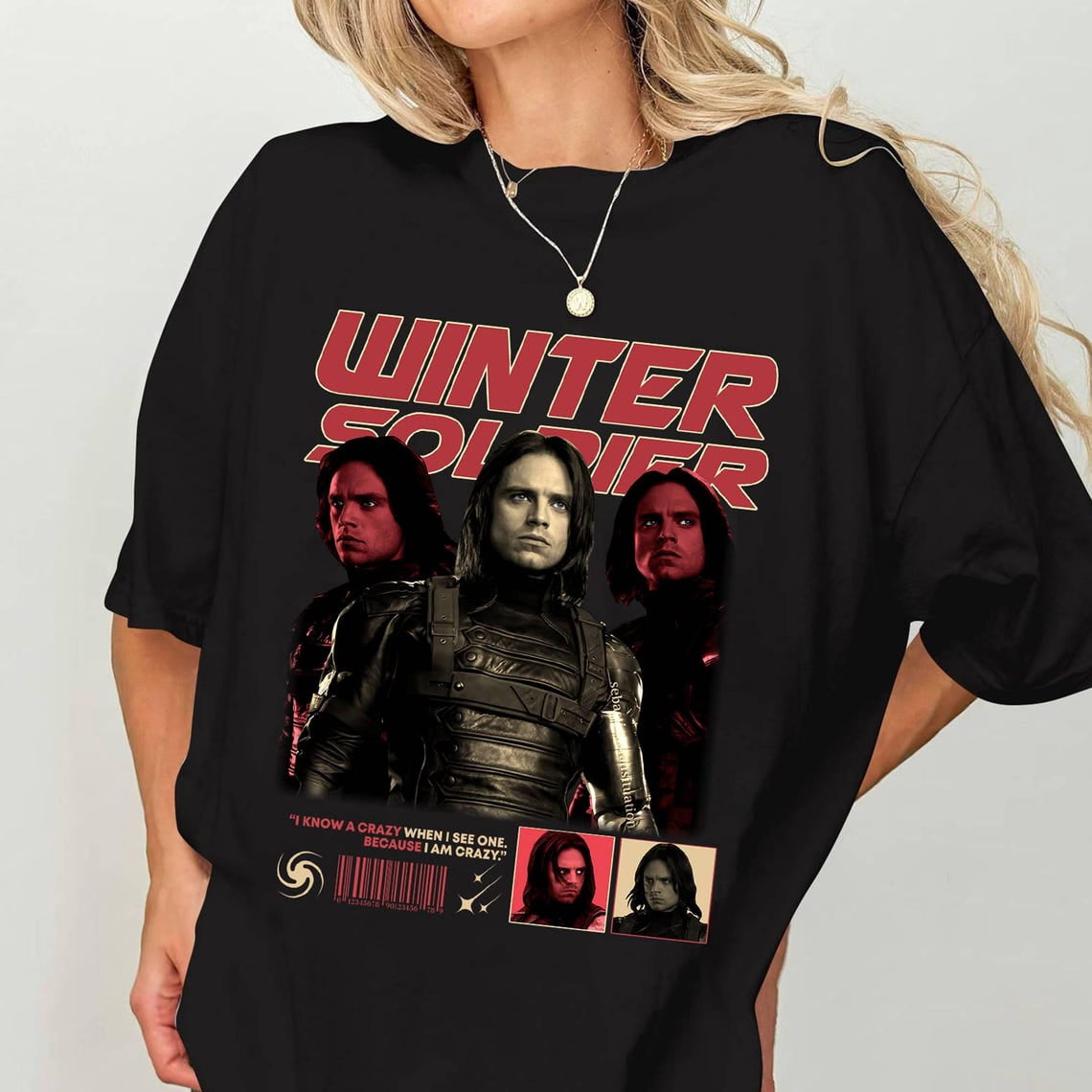 Vintage Winter Soldier Shirt, Bucky Barnes Vintage Shirt, Bucky Barnes ...