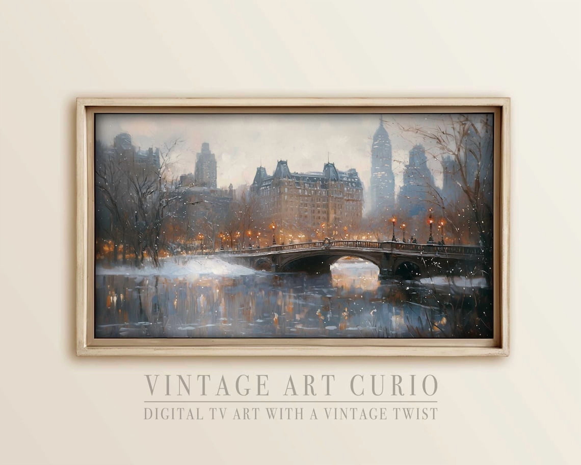 Vintage Winter Wonderland, Rustic Nyc Winter & Screensaver, Neutral ...