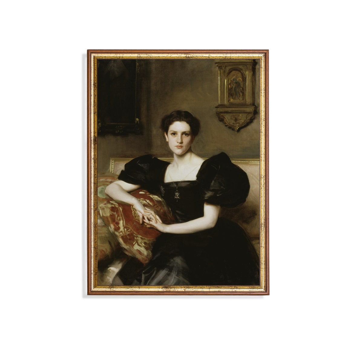 Vintage Woman Portrait Victorian Physical Poster UNFRAMED Poster, Wall ...