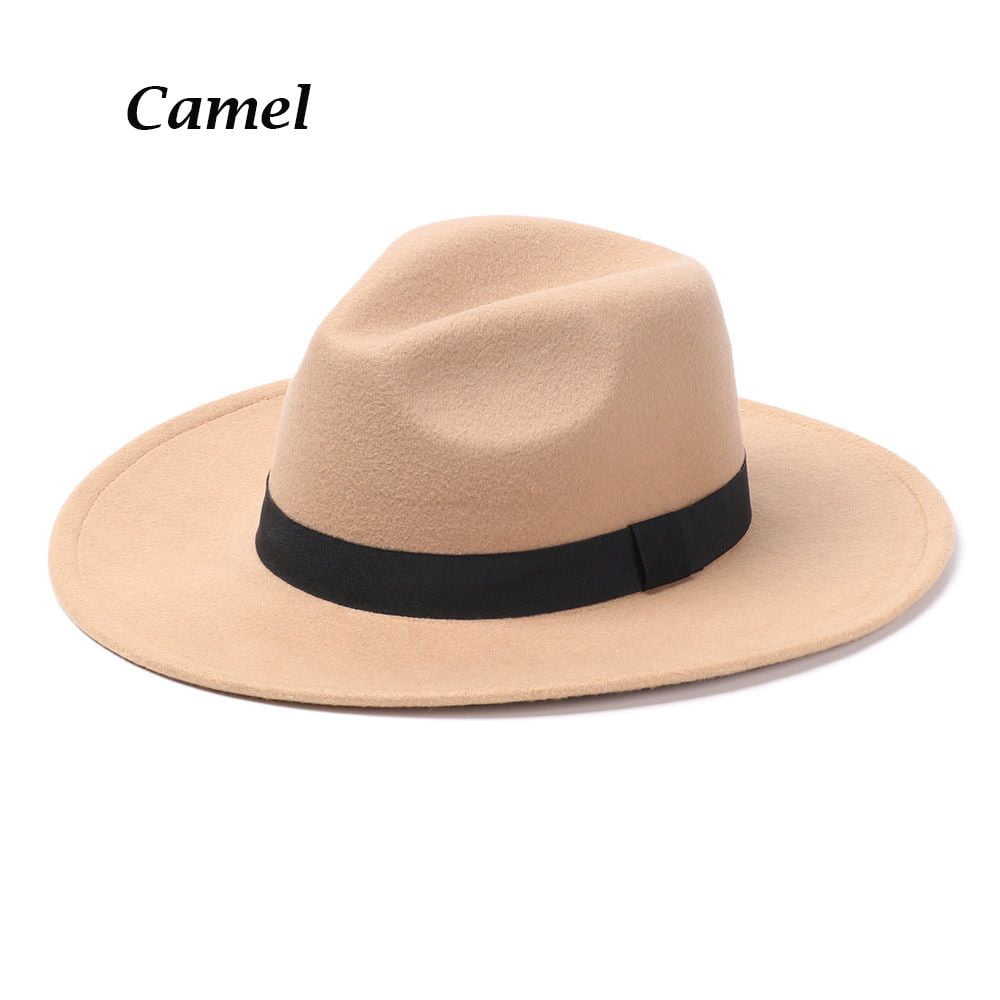 Vintage Women Men Woolen Dress Dance Party Stage Performance Cowboy Hat ...